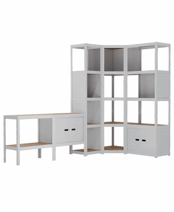 Metallic shelving for DIY, utility metal shelving - AR Shelving, metal ...